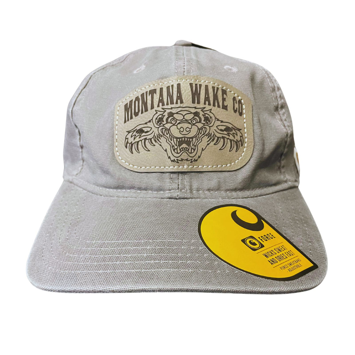 MT Wake Cotton Bear Leather Patch Carhartt Hat – Montana Wake Co. Pro Shop